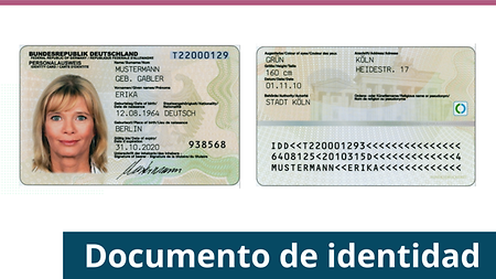 Solicitud de documento de identidad alemán (Personalausweis ...
